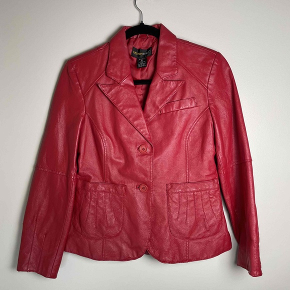 metrostyle | Jackets & Coats | Vintage Metro Style Womens 9s Y2k Red ...